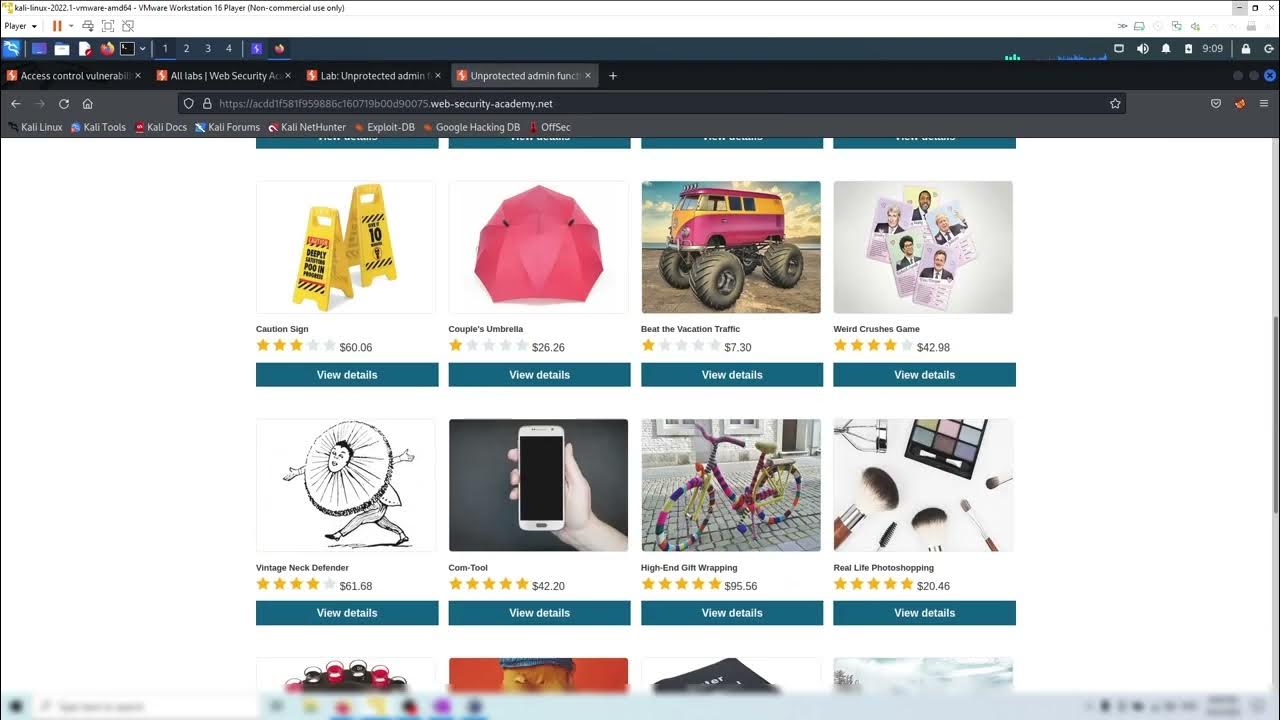 Lab: Unprotected admin functionality with unpredictable URL - YouTube