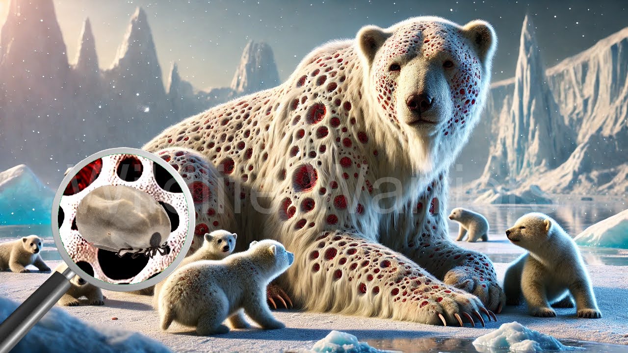 Barnacle Infestation Slows This Polar Bear’s Hunt for Survival. - YouTube