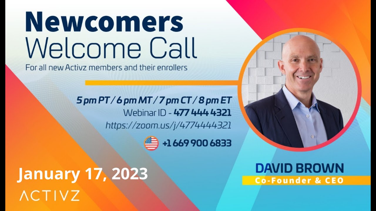 CEO David Brown - Newcomers Call - January 17, 2023 - YouTube