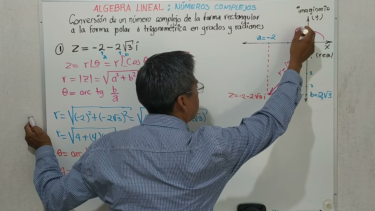 Conversión de forma rectangular a forma polar o trigonométrica en ...