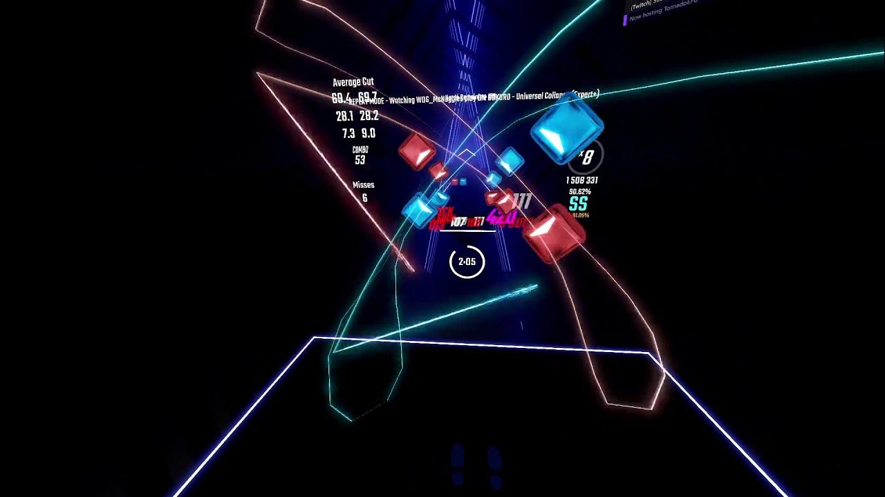 Beat Saber | DM Dokuro - Universal Collapse | FIRST SS (91%) | #1 5th Pass - YouTube