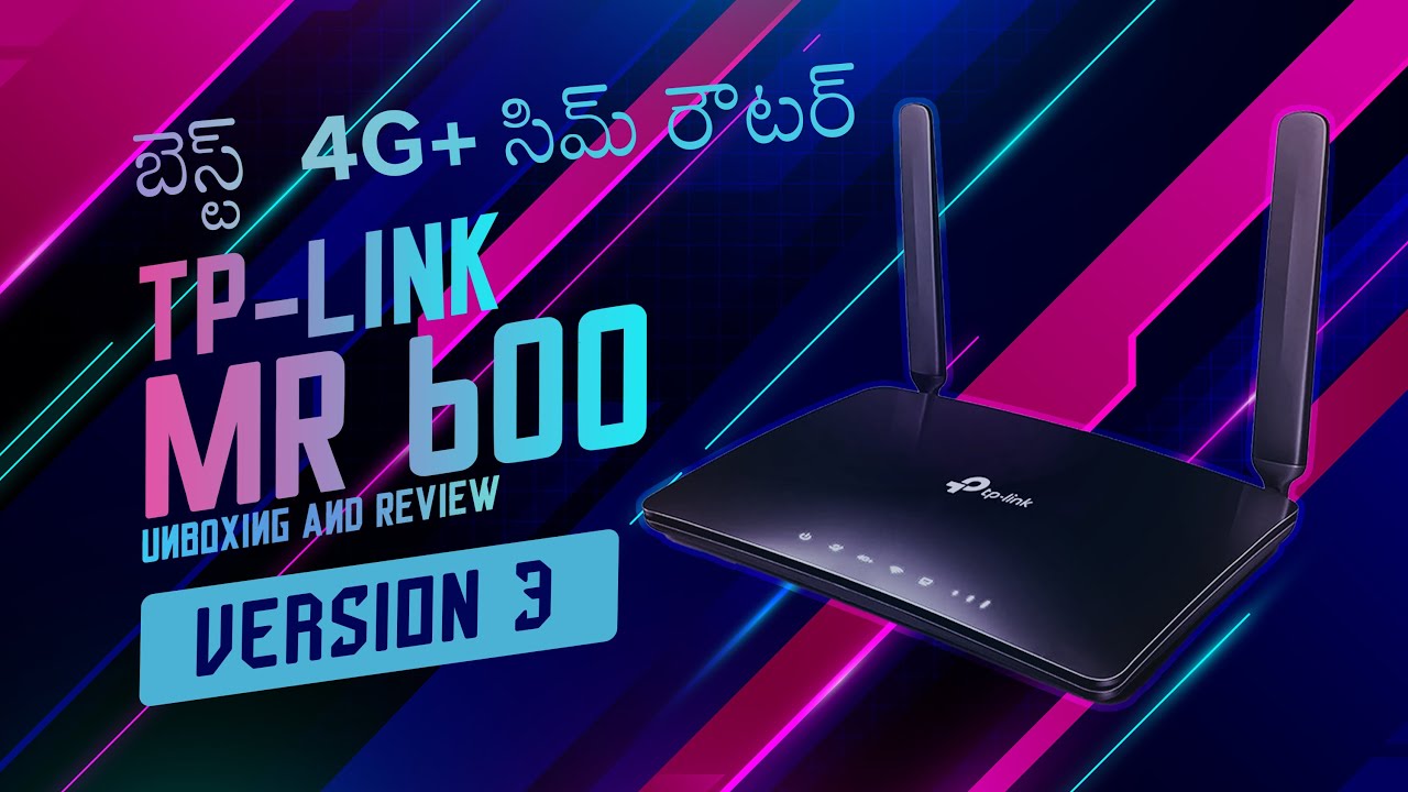 Unboxing and Reviewing the Incredible TP-Link MR600 v3 - What's Inside ...