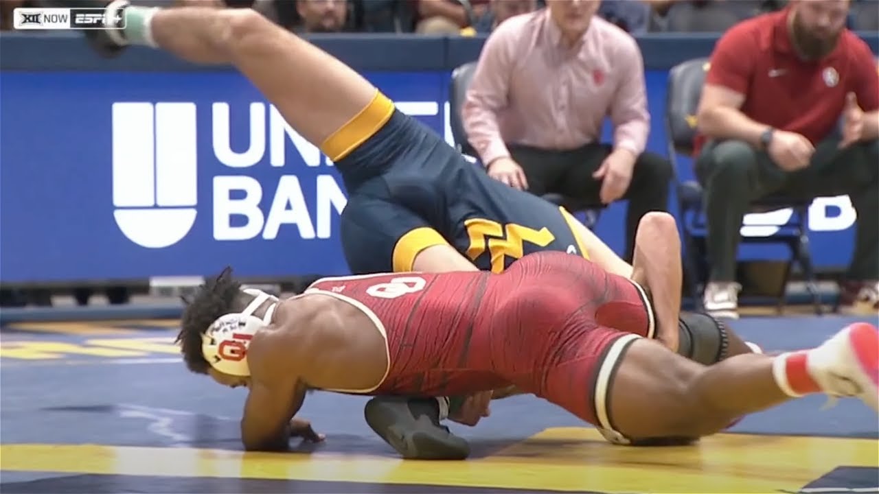 149lbs Willie McDougald (Oklahoma) vs Ty Watters (West Virginia) - YouTube