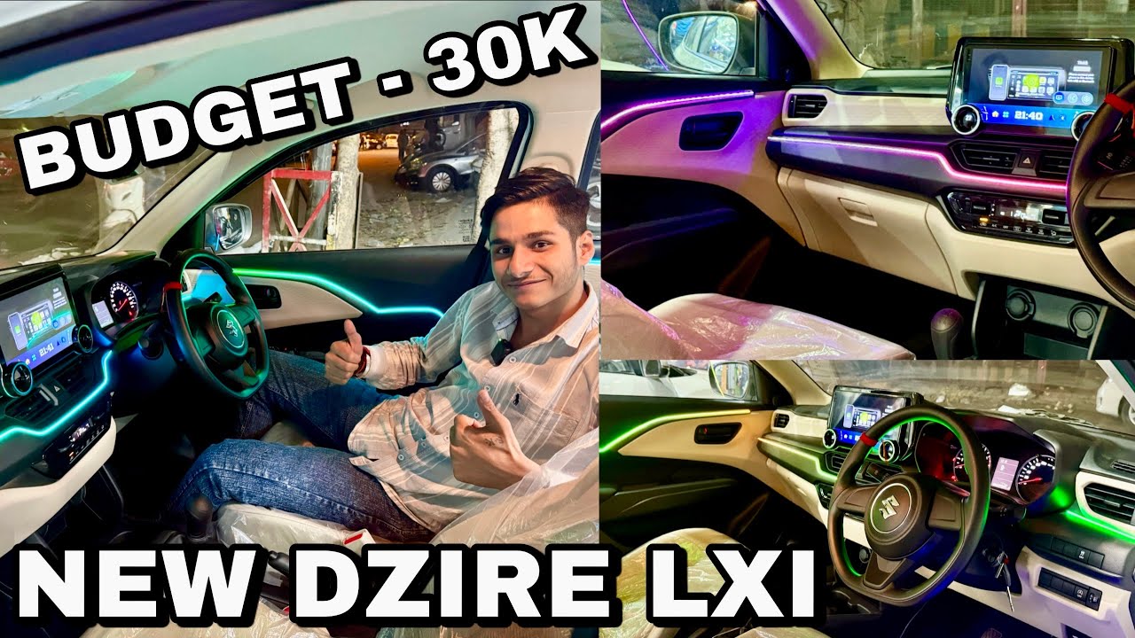 New Dzire lxi 2025 Modified Budget 30K 😱 Dzire Facelift Modification DZIRE LXI MODIFIED 2025 ...