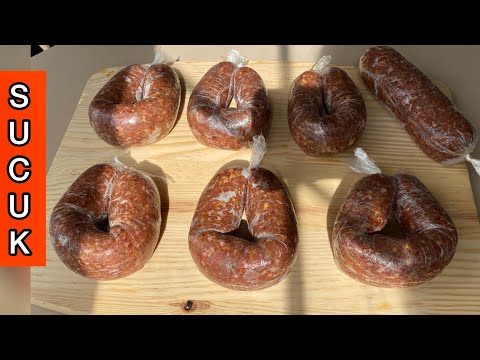 SADECE 1 KG KIYMA İLE EVDE SUCUK NASIL YAPILIR-MAKİNESİZ EV YAPIMI SUCUK TARİFİ💪🏻 Sausage 🥩