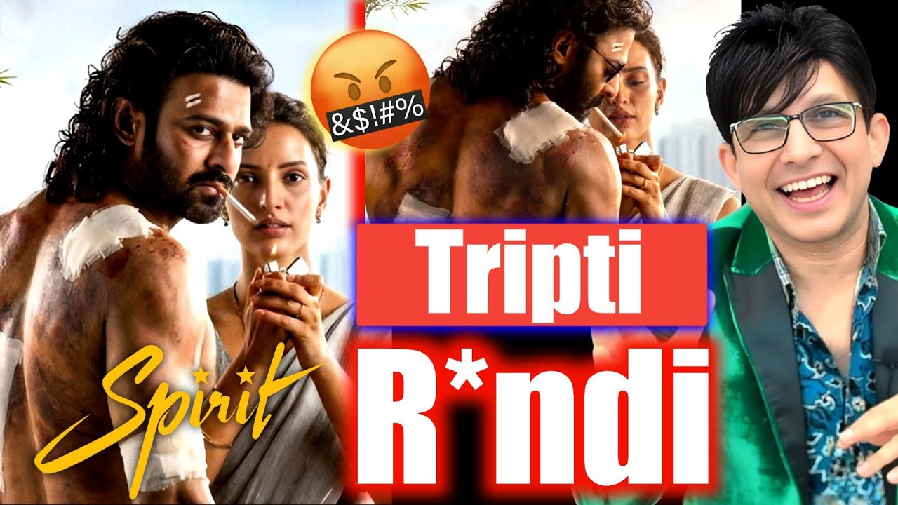 SPIRIT PRABHAS FIRST LOOK REVIEW | KRK | #krkreview #Prabhas # ...