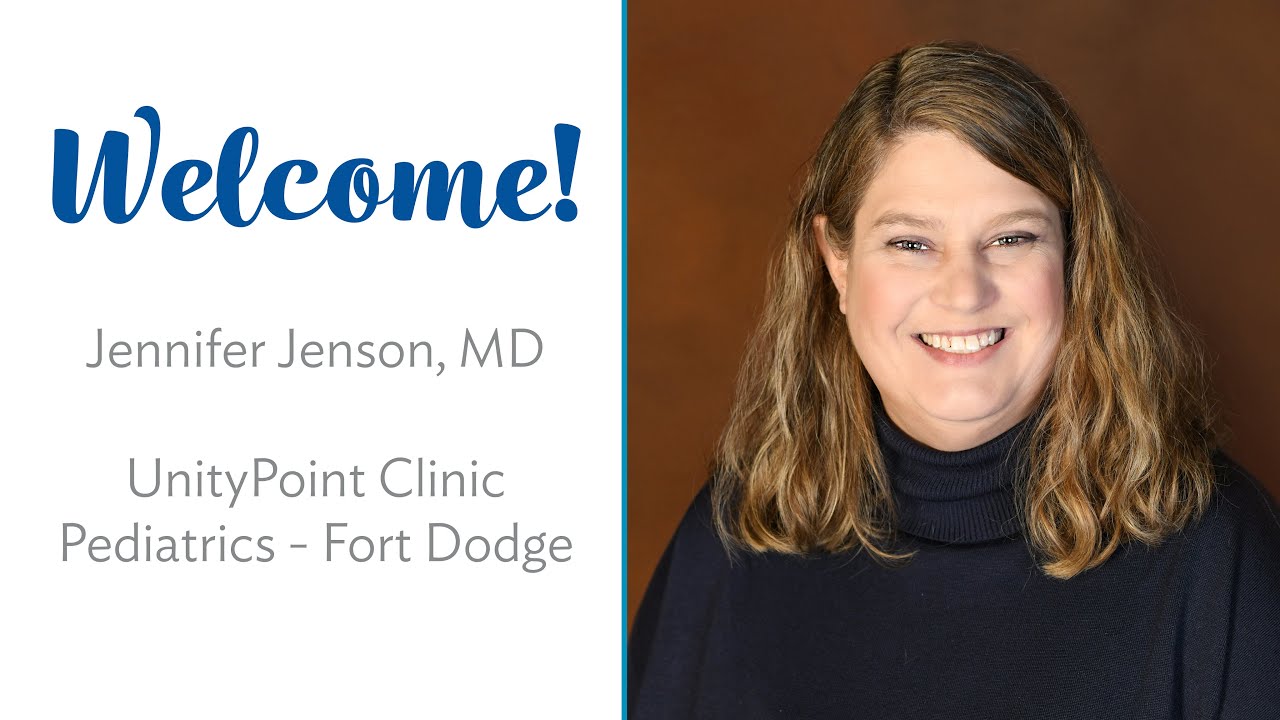 Meet Dr. Jennifer Jenson | Pediatrics – Fort Dodge - YouTube