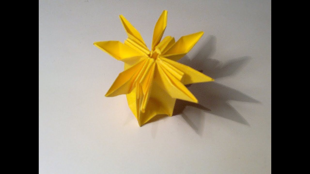 Origami - Daisy Flower (Tutorial) - YouTube