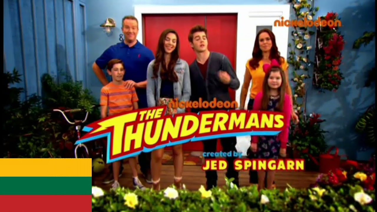 The Los Thundermans intro Theme Song Tema Musical Opening in Lithuanian ...