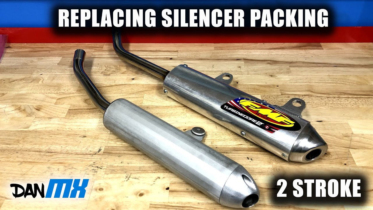 HOW TO REPLACE 2 STROKE DIRT BIKE EXHAUST PACKING | A must do ...