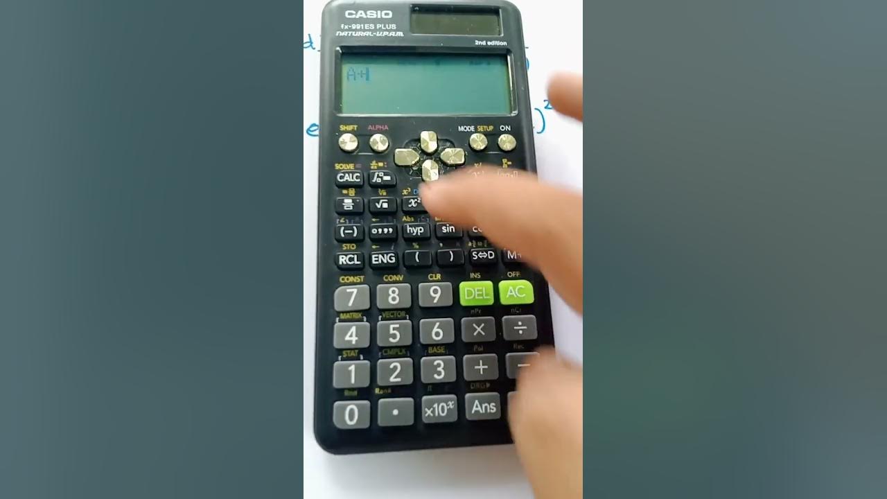 How to calculate Complex Numbers (+,-,×,÷,squaring) with Casio fx-99Es plus 2nd Edition ...