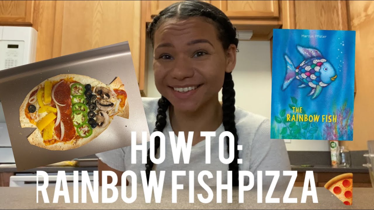 How to Make Rainbow Fish Pizzas - YouTube