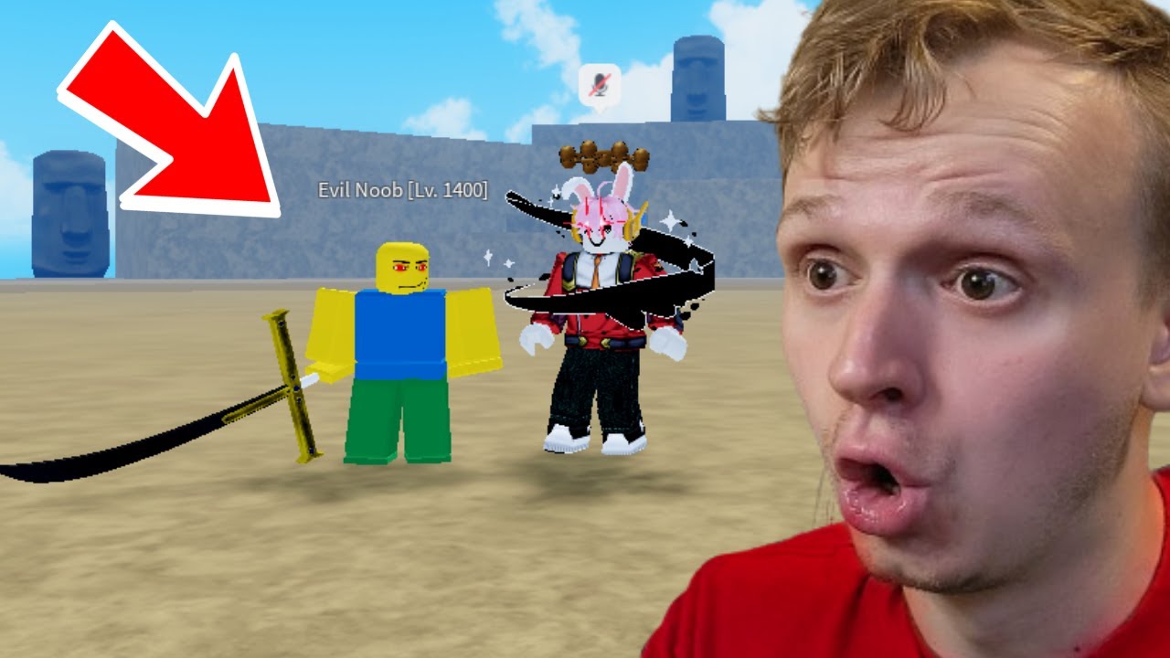 i SPAWNED Evil Noob Boss In Roblox Meme Sea - YouTube