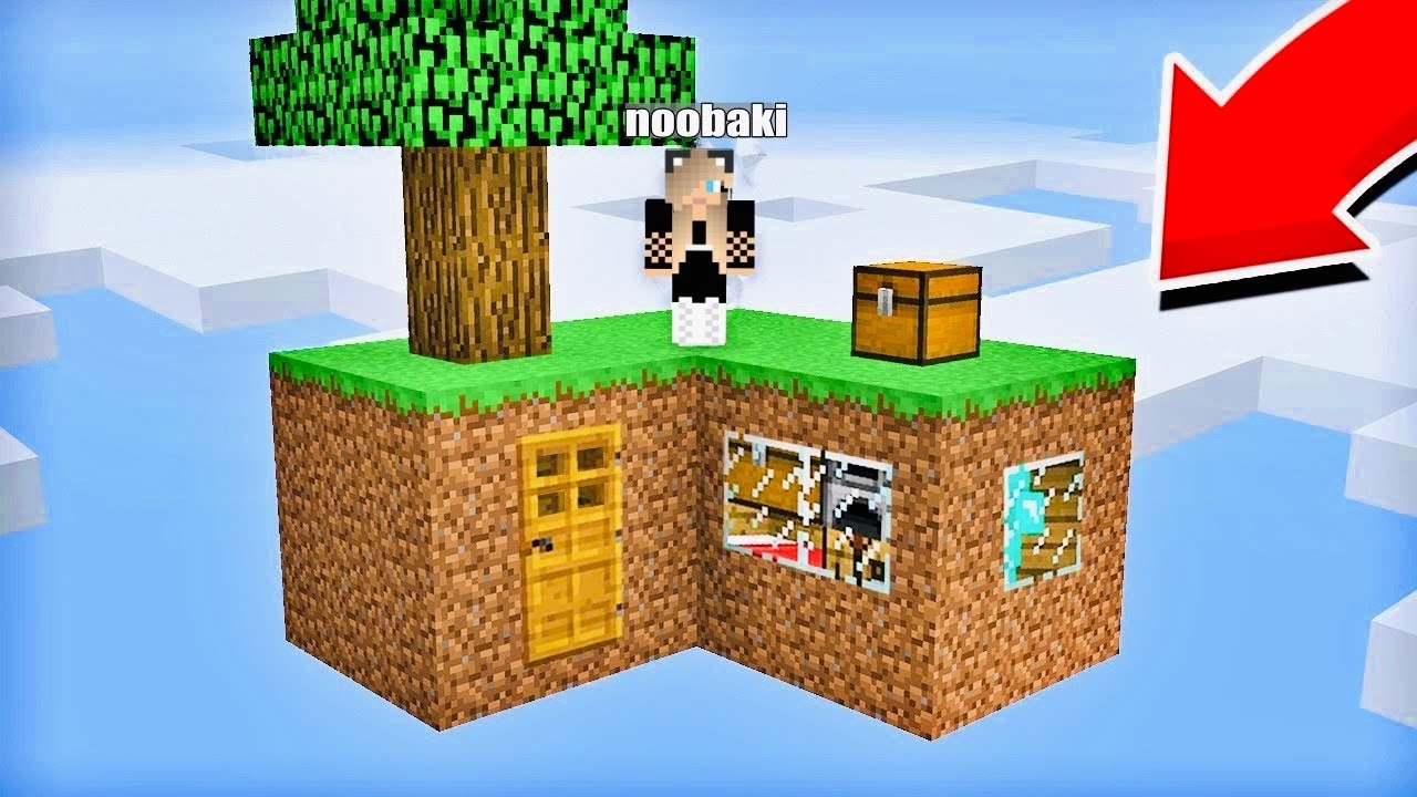 ΕΠΙΒΙΩΝΑ ΣΤΟ SKYBLOCK ΚΑΙ ΤΥΧΑΙΑ ΒΡΗΚΑ ΕΝΑ ΜΥΣΤΙΚΟ ΣΠΙΤΙ ΣΤΟ MINECRAFT ...