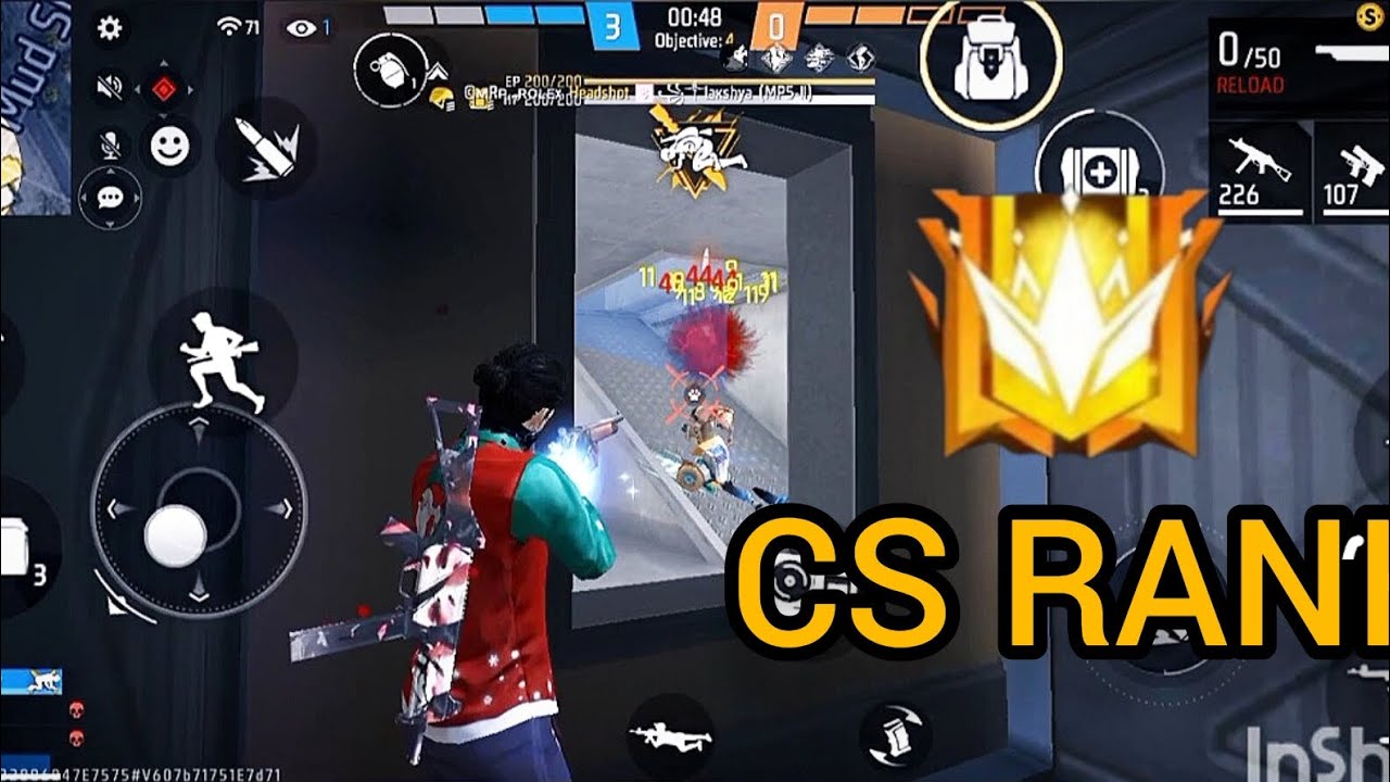 CS RANK GAMEPLAY GARENA FREE FIRE (#viral #freefire #aajubhai # ...