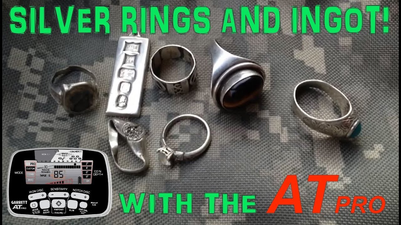 Silver Rings And Silver Ingot! - Garrett AT Pro - Metal Detecting ...