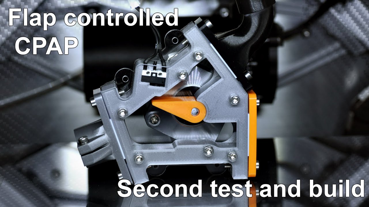 Flap controlled CPAP. Second test and build. - YouTube