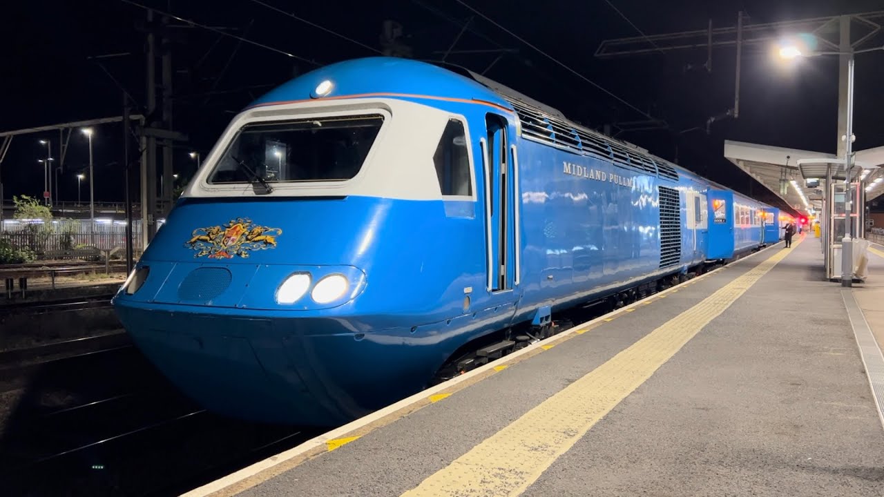 Locomotive Services 43047 and 43059 work 1Z46 and 5Z46 at Colchester ...