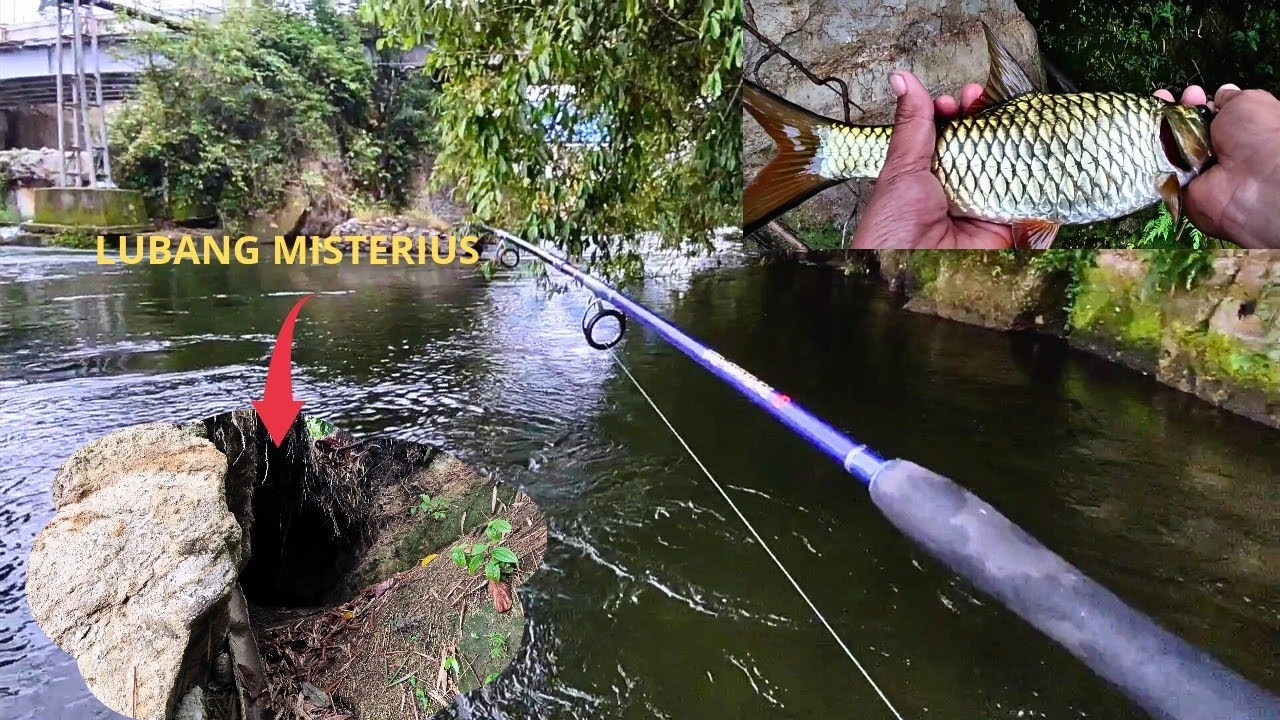 NGERI !! Nekat Mancing Dekat Lubang Misterius, untung dikasih poin - YouTube