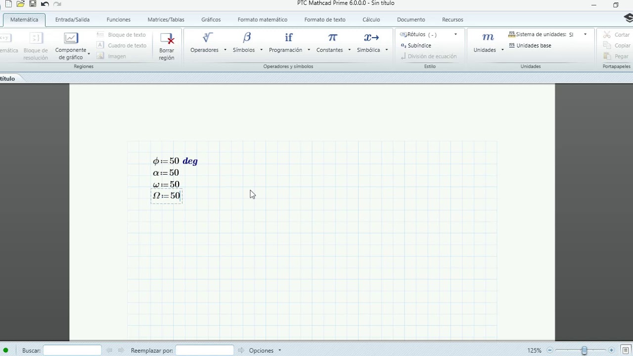 COMO PONER LETRAS GRIEGAS O VARIABLES EN MATHCAD PRIME - YouTube