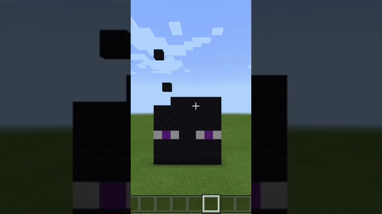 Minecraft Falling Pixel Art | Enderman - YouTube