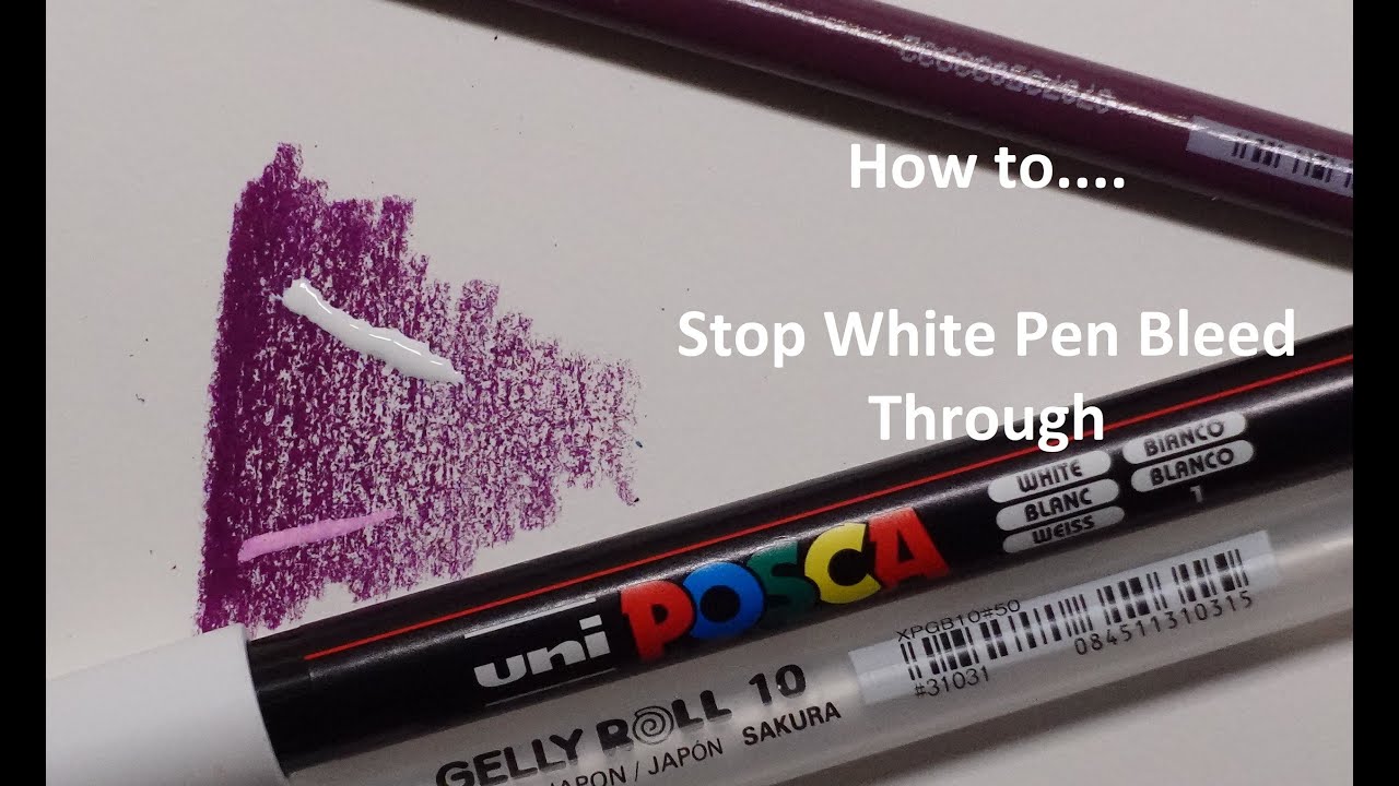 How to .......Stop bleed through when making white highlights - YouTube