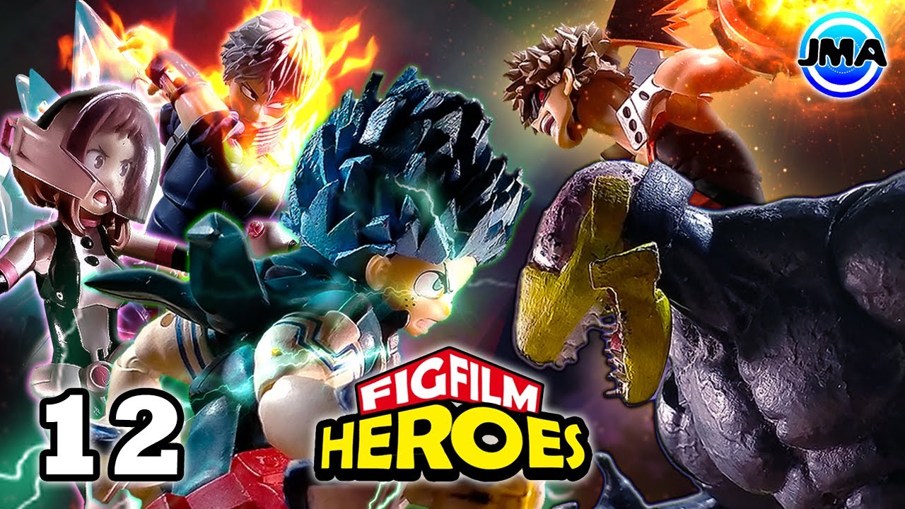 FIGFILM Heroes EP 12: Deku, Uraraka, & Todoroki vs Bakugo & Nomu 💥 MHA ...
