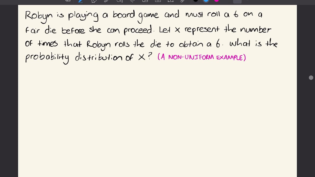 Non-Uniform Discrete Probability Distribution - YouTube
