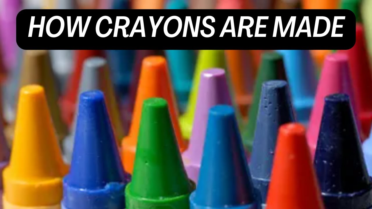 How Crayons Are Made | Crayons Manufacturing process in factory - YouTube