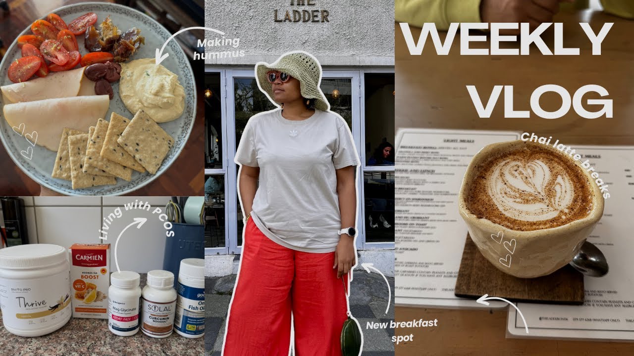 Weekly vlog | Making hummus | Breakfast @The Ladder | Sharing my PCOS ...