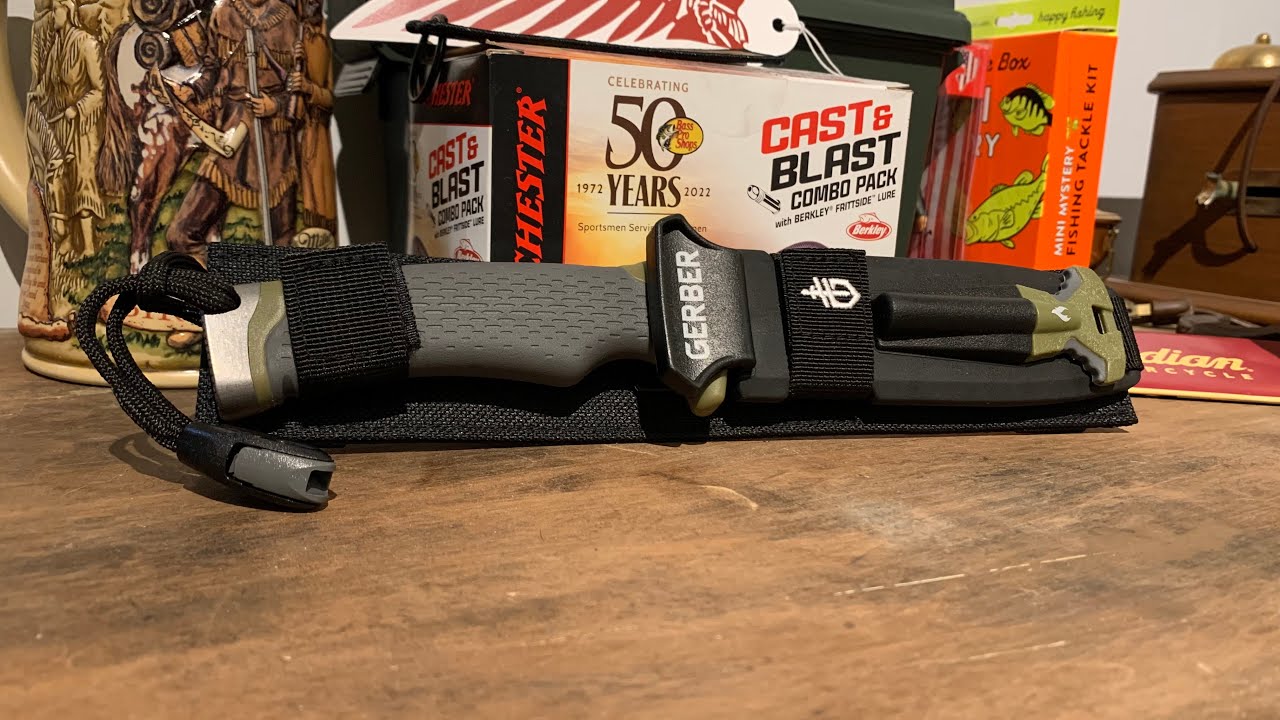 Gerber Ultimate Fixed Blade Knife unboxing and review - YouTube