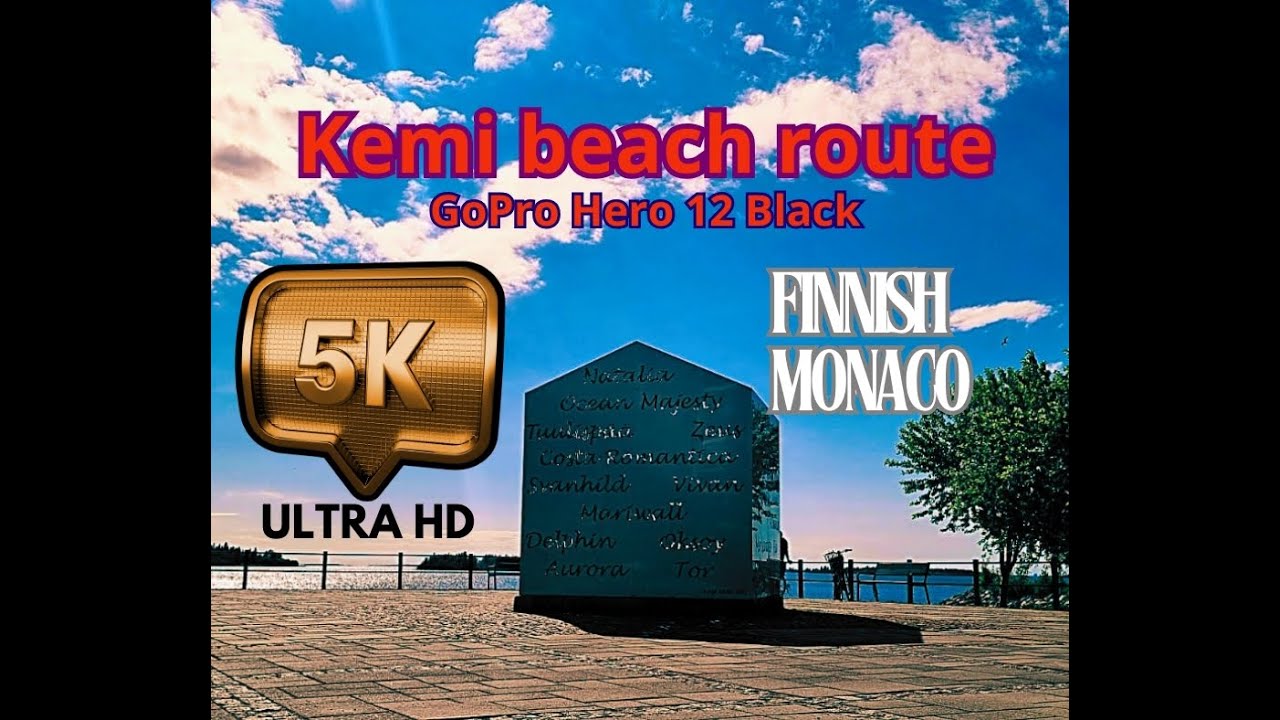 Kemi Beach Route I 5K I GoPro Hero 12 Black I Ultra HD - YouTube