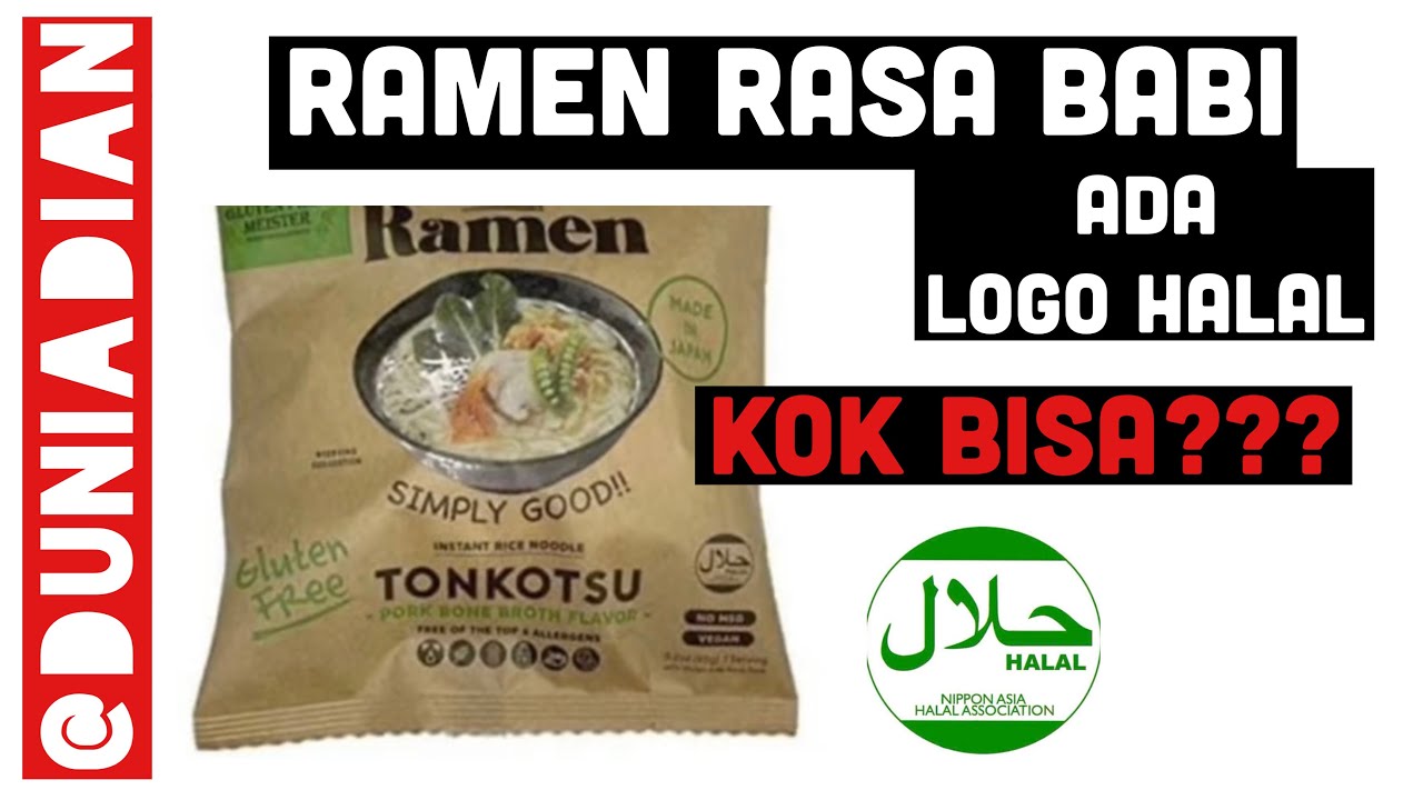 Ramen Rasa Babi Tapi Ada Label Halal ? | Cuap-cuap #50 - YouTube