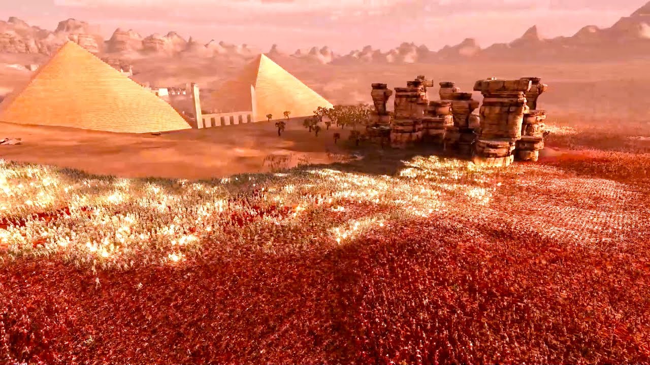 Can 50,000 WW2 Infantry Depend Pyramids and Water Reservoir from 5 ...