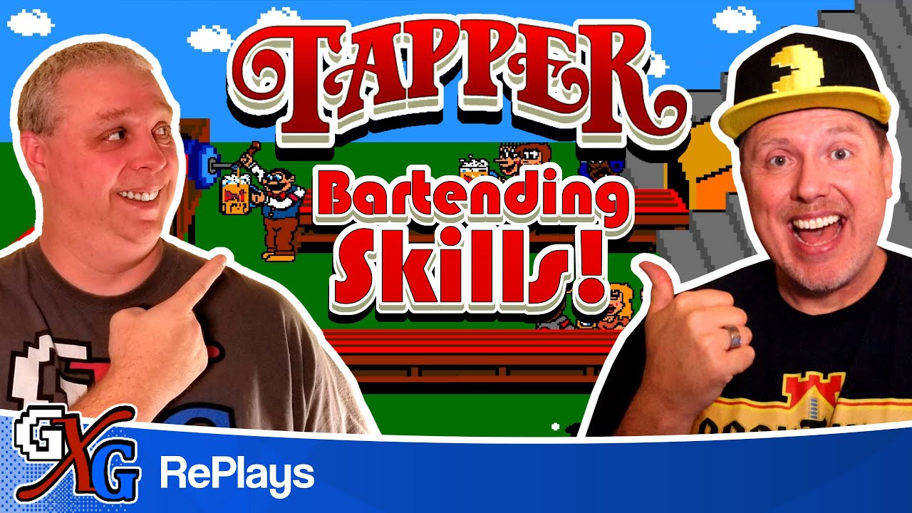 Top Bartending Skills - FROM A VIDEO GAME?!? Bally Midway Tapper Video ...