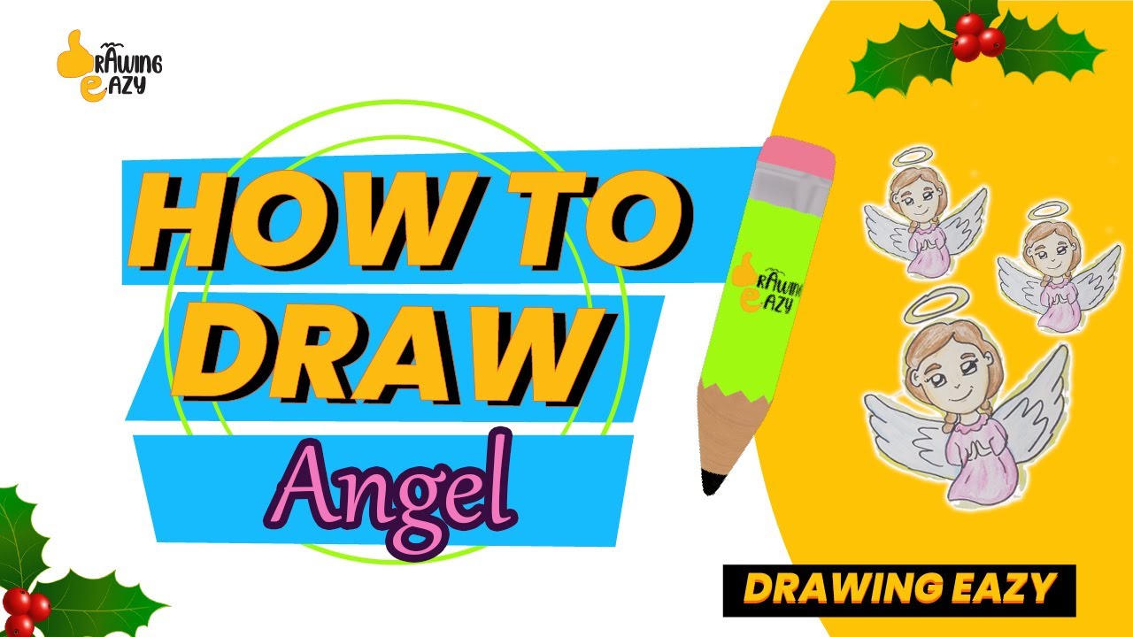 How to Draw Little Angel | Easy Drawing Tutorial for Kids | Drawing ...
