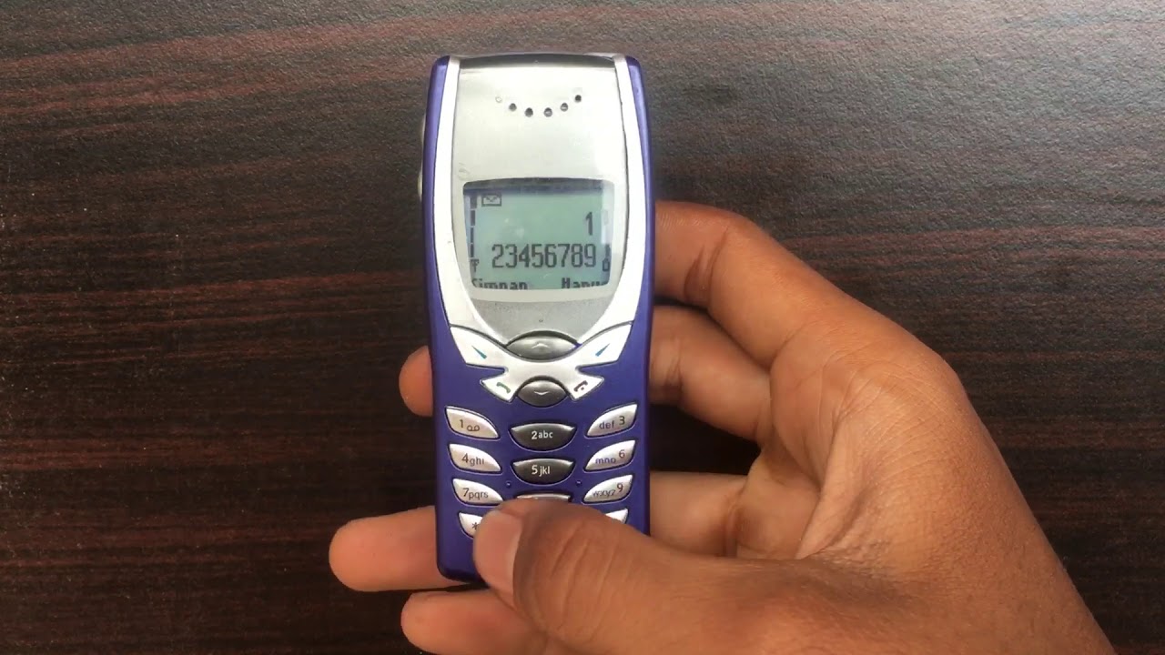 Nokia 8250 Biru Hp Jadul Layar Biru Klasik Handphone Nostalgia - YouTube