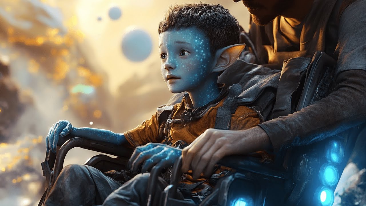 Disabled Alien Boy Couldn't Walk So The Human Wheeled Him Around | Best ...