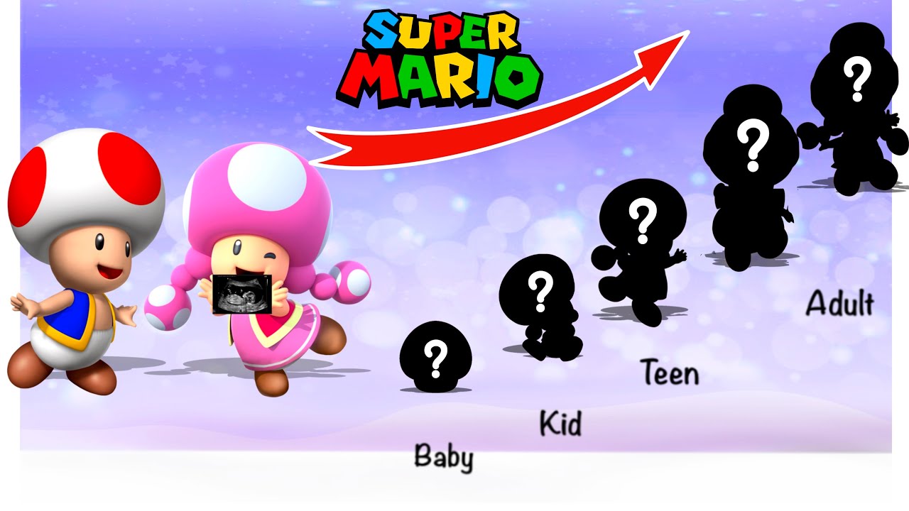 The Super Mario Bros. Growing Up New Characters | Fashion WOW - YouTube