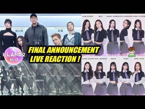LIVE REACTION IZNA LINEUP! Siapa yang debut?! | ILAND 2 final episode ...