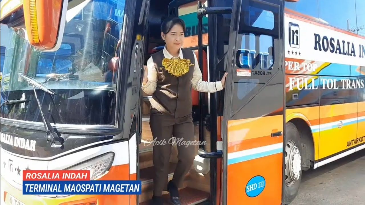 Cantiknya DEVI Pramugari Rosalia Indah Super Top Terminal Maospati ...
