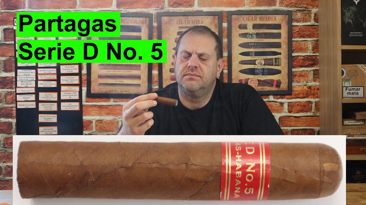 Partagas Serie D No 5 cuban Cigar review - YouTube