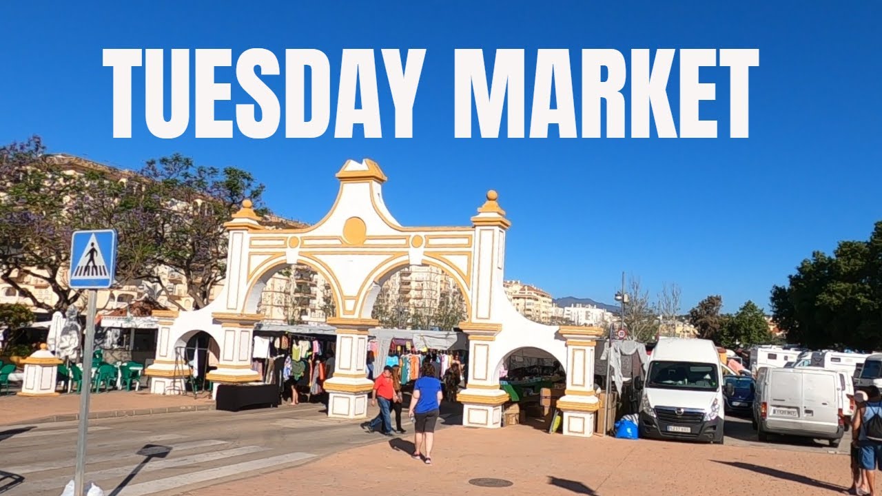 Fuengirola Tuesday Market - Fuengirola, Spain - YouTube
