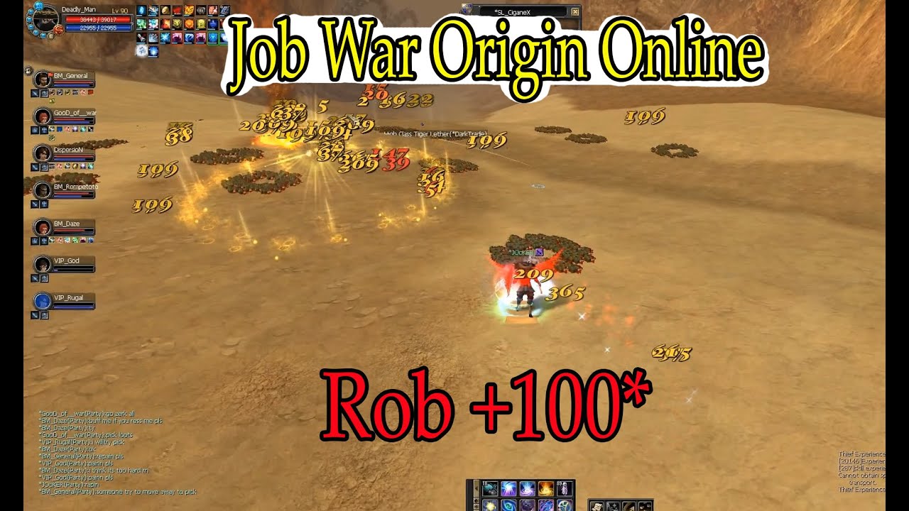 Silkroad Orgin Online biggest Job War ever +100 Stars - YouTube