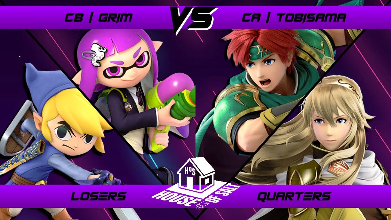 House of Salt 128 | Losers Quarters | Grim (Inkling, Toon Link) Vs ...