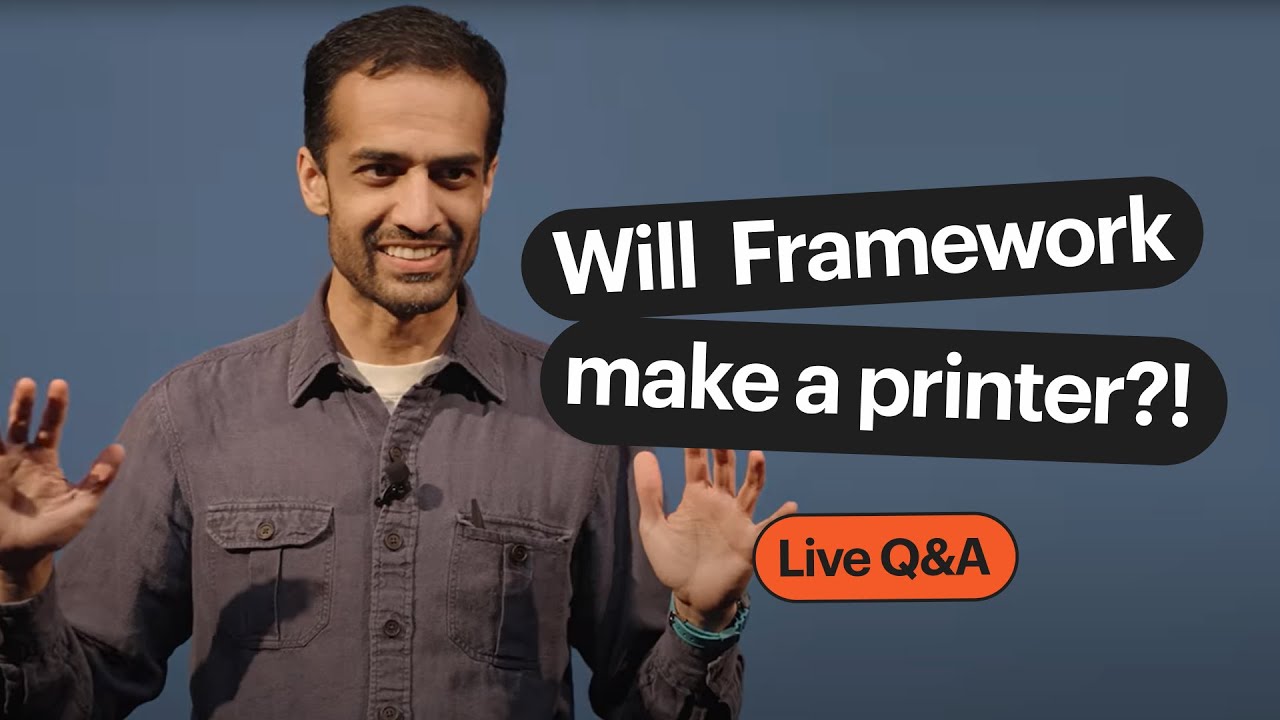 So, will Framework make a printer?! - YouTube