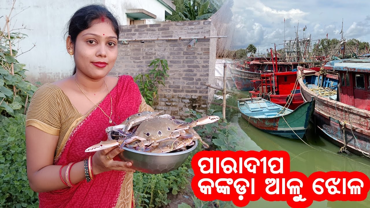 Rani kankada aalu Jhola / Crab Curry recipe / Mamuns Odia Vlogs-11 ...