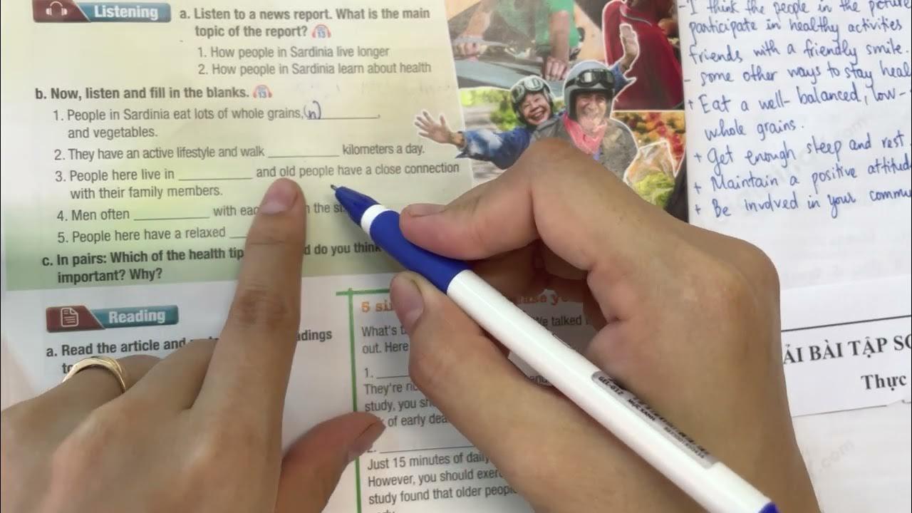 Lesson 3 - Unit 1. Health and healthy lifestyle - Tiếng Anh 11 iLearn Smart World - YouTube