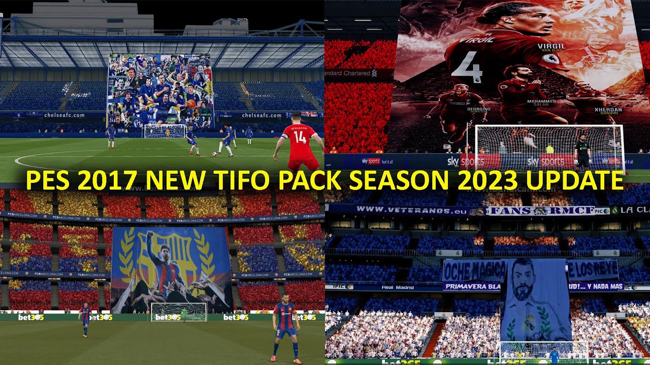 PES 2017 NEW TIFO PACK SEASON 2023 UPDATE - YouTube