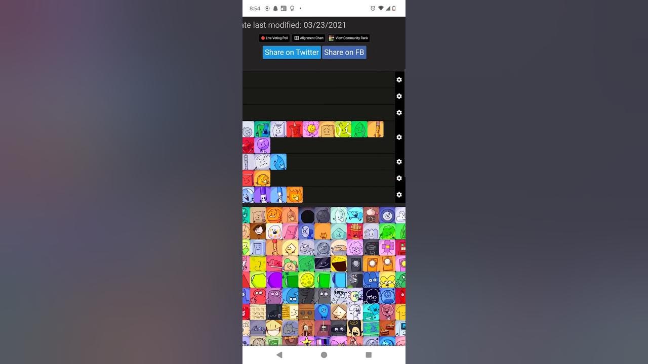 BFDI ALL STARS (MY CAST) (MY WAY) #battleforbfdi #tpot #bfb #allstar - YouTube